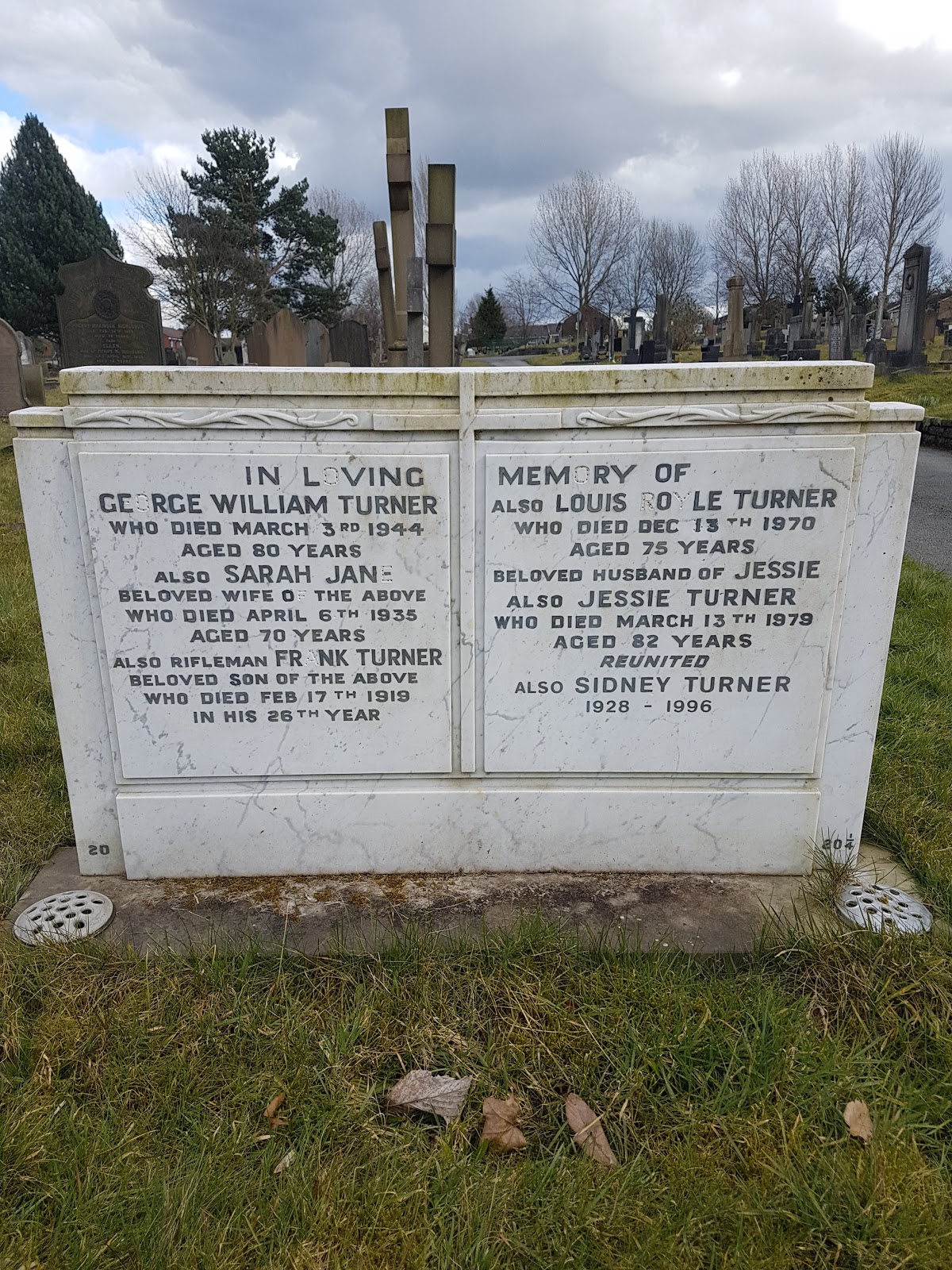 War Graves and Memorials: Stockport Cemetery and Crematorium.