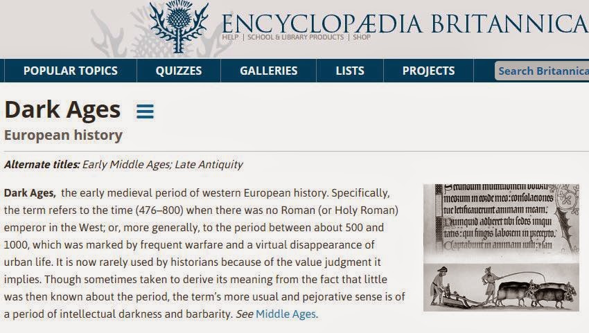 Grymvald Gazetteer: Historical Thursday - Dark Ages