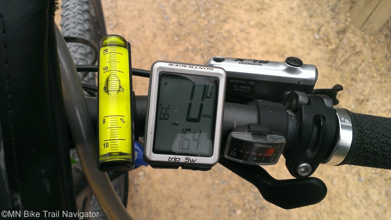 MN Bike Trail Navigator: Product Review: Sky Mounti Inclinometer