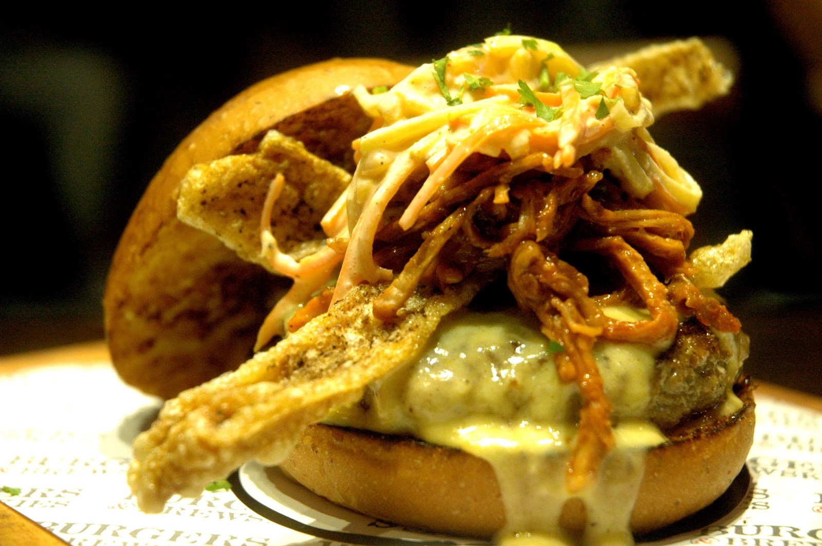 DUDE FOR FOOD: Taking It To The Next Level: A Peek at Burgers ...