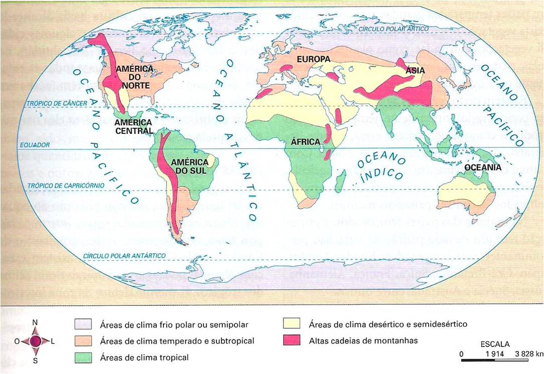 Professor Wladimir - Geografia: ATIVIDADE - Climas do Mundo