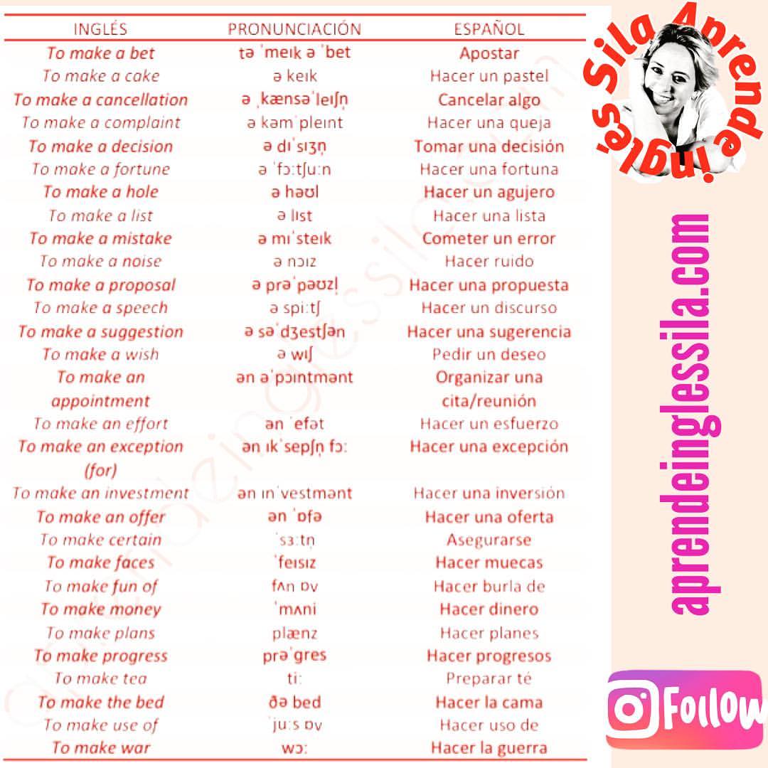 IDIOMAS-CAMBRIDGE San Francisco de Asís: ¿DO O MAKE? ¡VAYA LÍO!