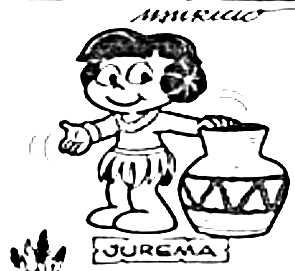 CANTINHO DA MAMI: Dia do índio com a Turma da Mônica para colorir.