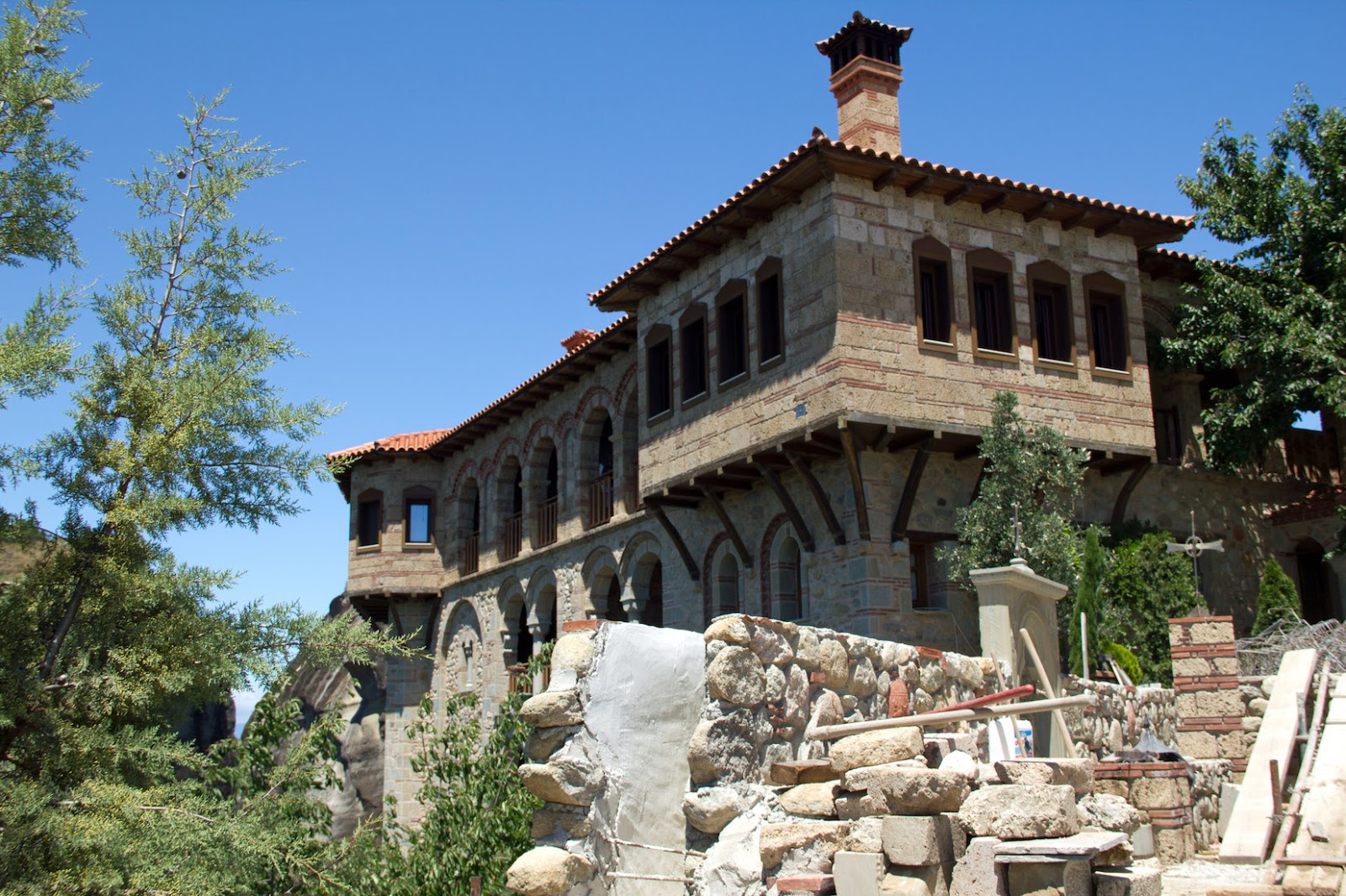 Exploring the World in 'Blue Velvet of Sark': Meteora Varlaam Monastery