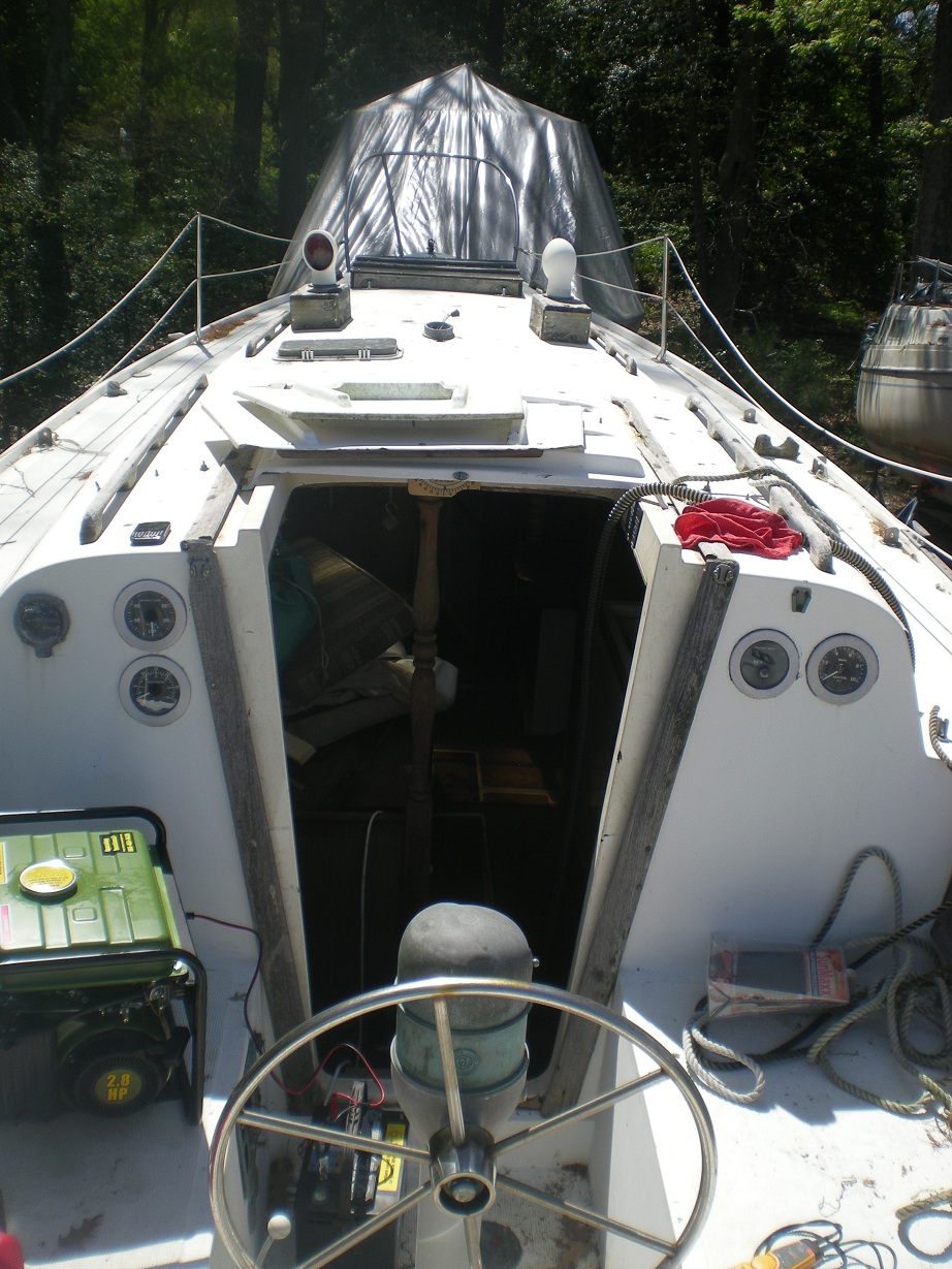 36 Columbia Sailboat restoration