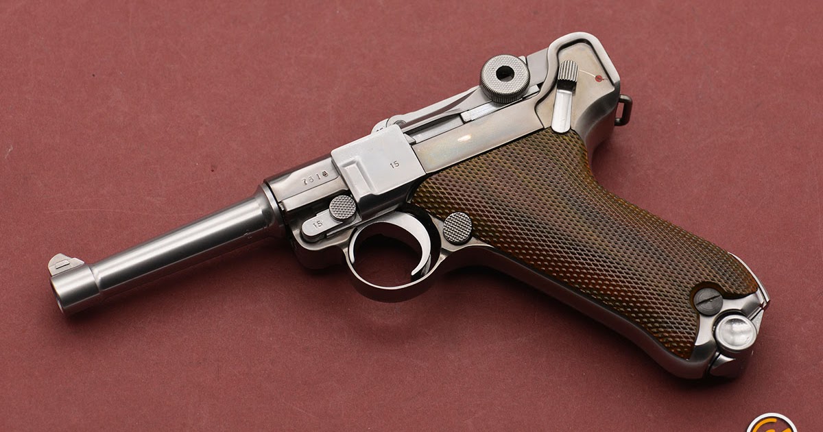 Luger Pistole 08 DWM 1915 silver_WE