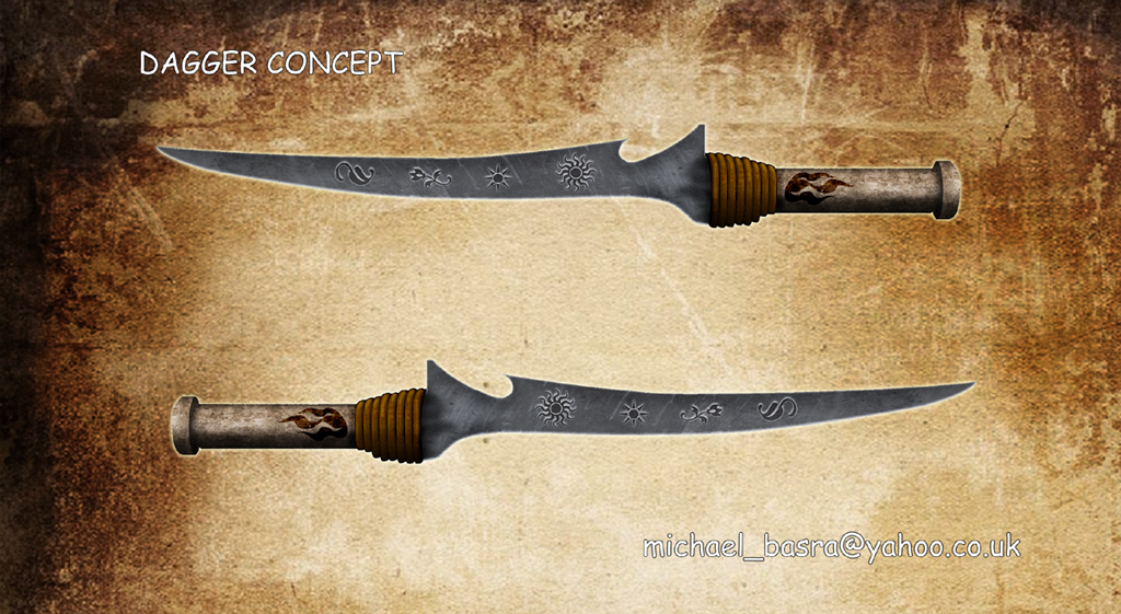 3D Game Artist: Tribal Dagger Concept
