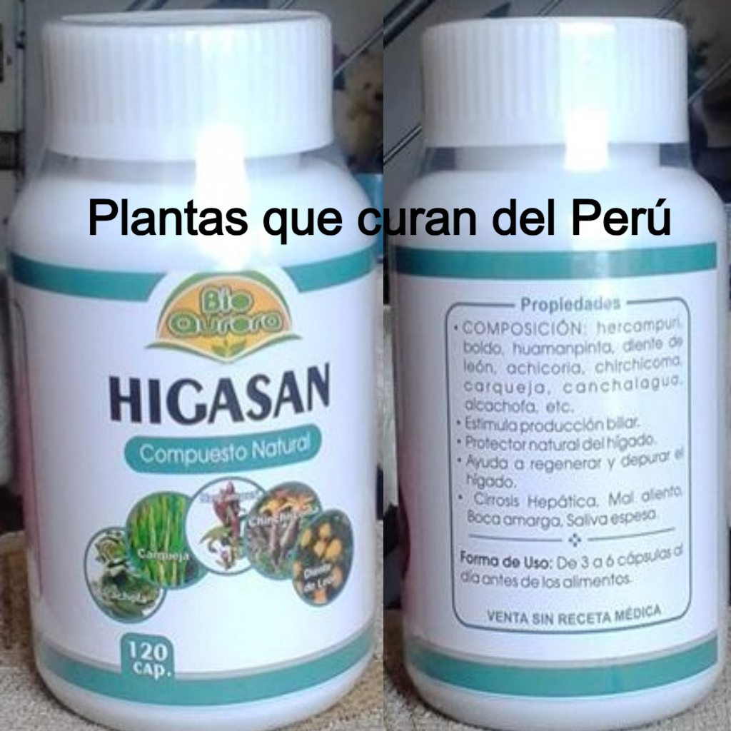 Plantas que curan del PERU : HIGASAN compuesto Natural Protector del HÍGADO
