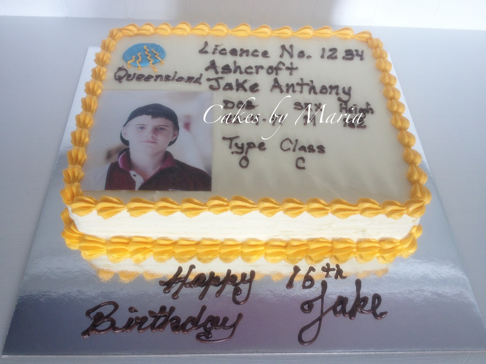 Cakes by Maria: Driver Licence Cake