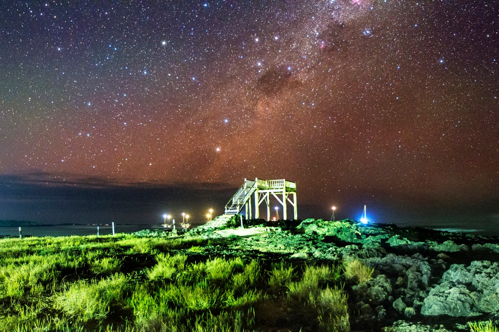 Astrophotography Blog: Sky Ladder - Galapagos Nightscape Astrophotography