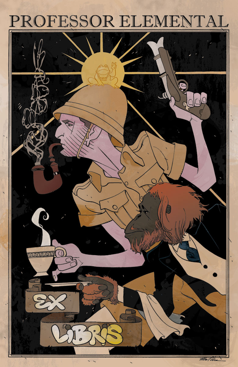 Mike Hawthorne: Professor Elemental comic cover!