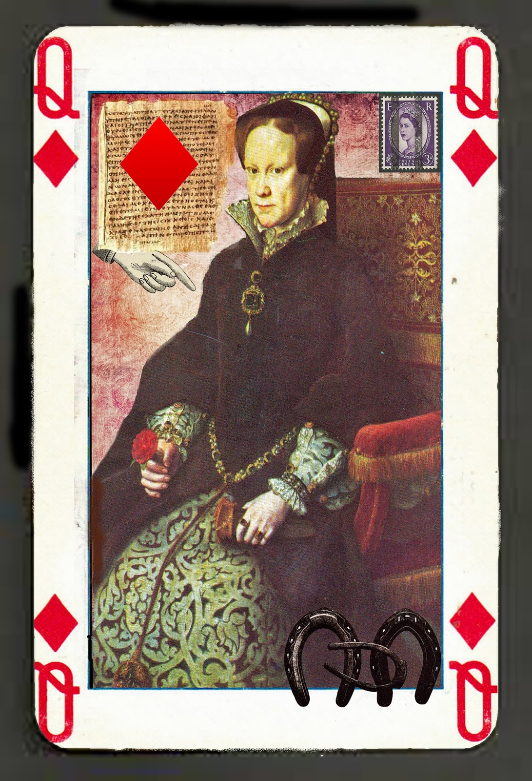 sirkkiksen korttipakka: Altered Playing Card - 3Muses - Muunneltu ...