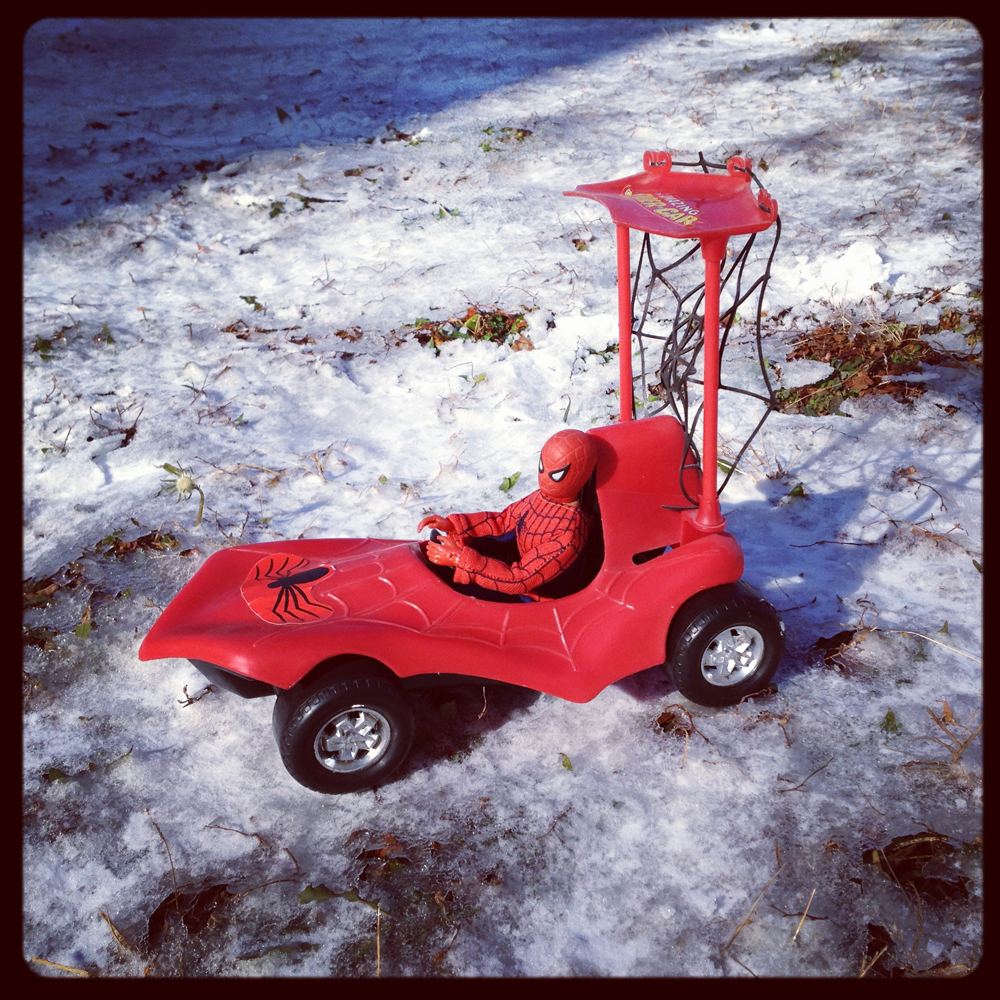 Neato Coolville: THE AMAZING SPIDER-CAR: A TOY FROM MY CHRISTMAS PAST