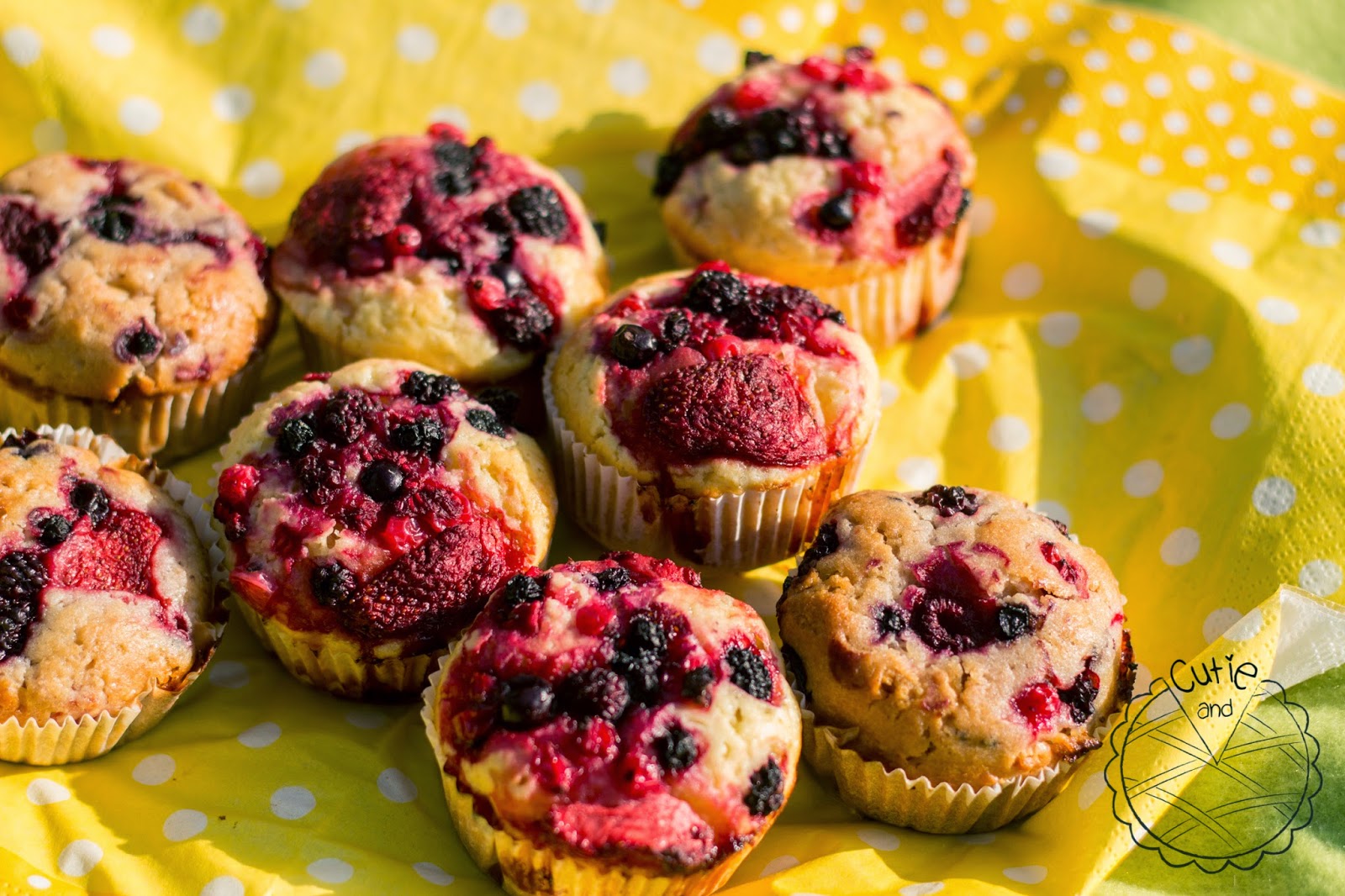 Muffini sa šumskim voćem - Cutie and pie