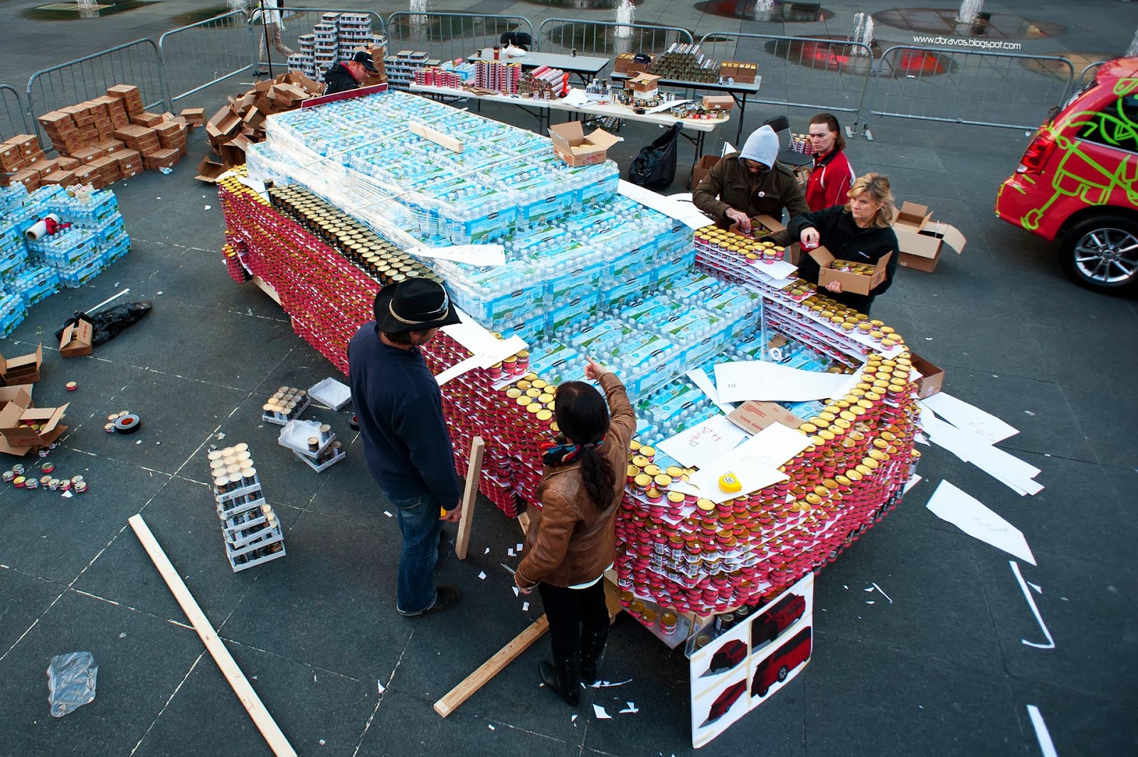 It took 30 volunteers – including local high school and university ...