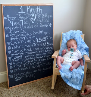 Our Forever: Happy 1 Month Baby Boy!