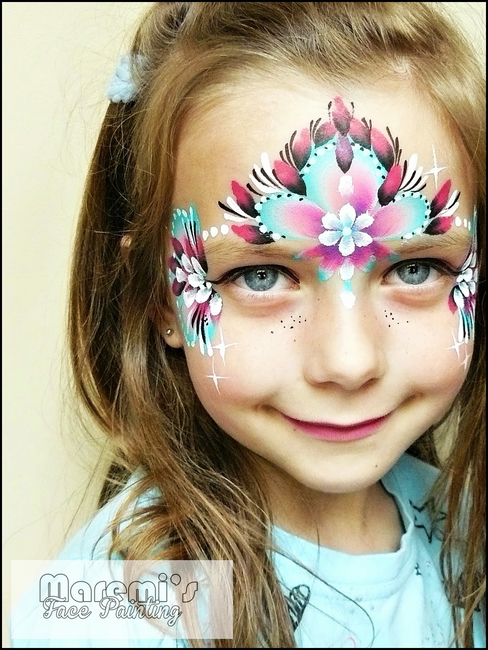 Maremi's Face and Body Painting: Malowanie twarzy dziewczynce - maska ...