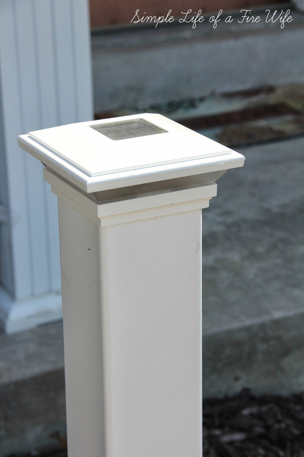 Simple Life of a Fire Wife: House Number Post