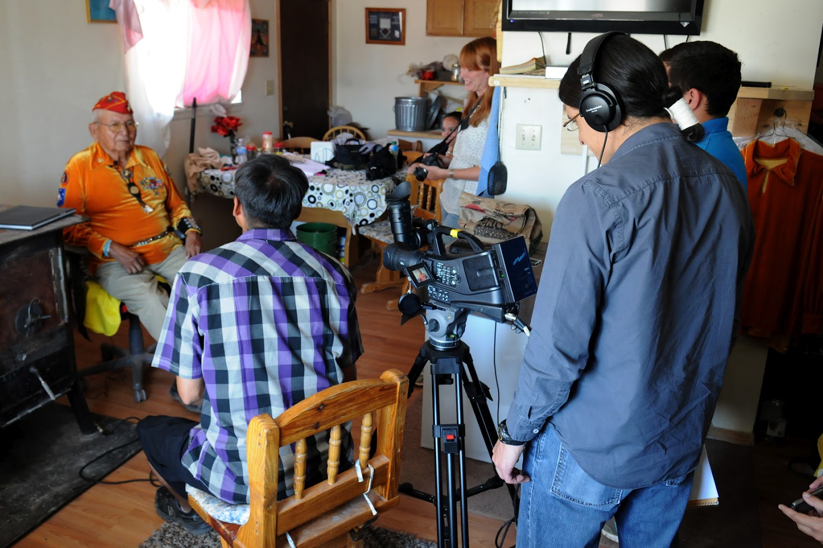 Mass CommuniMania: Day 15: Interviewing Navajo Code Talker Joe Vandever