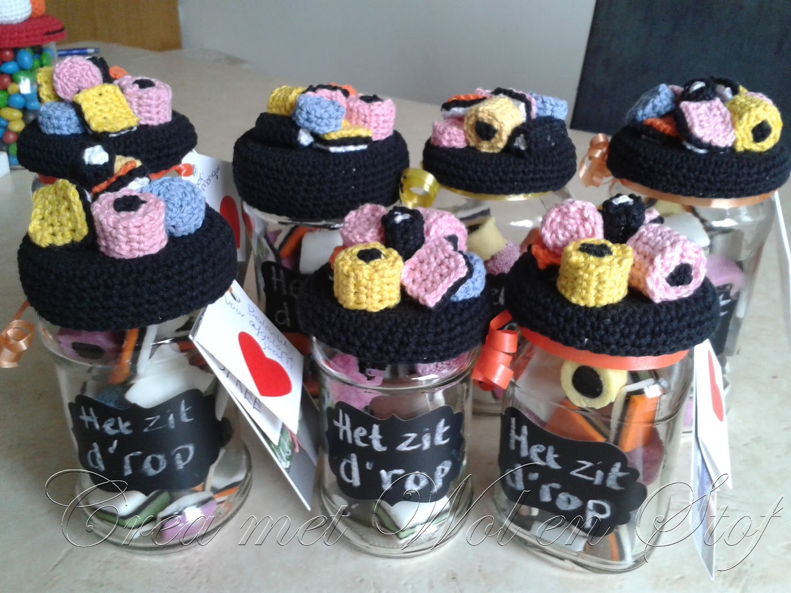 Crea met wol en stof: Het zit d'rop