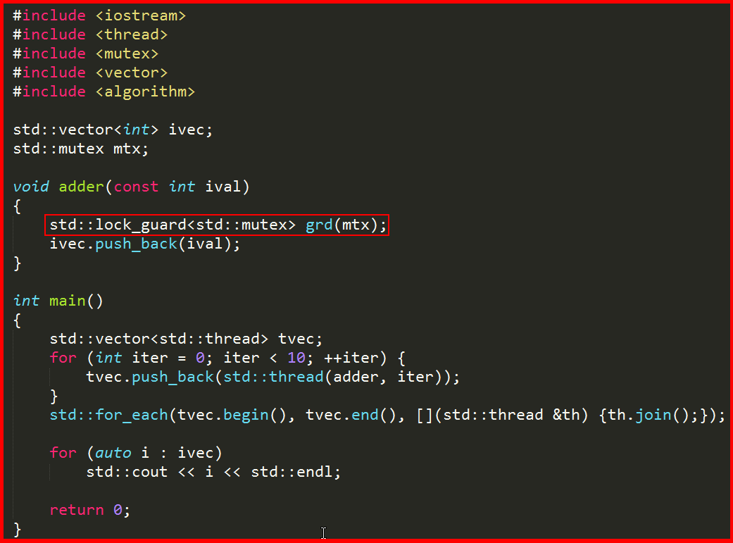 Multithreading | std::mutex - 1 ~ C++ Learning Tutorials