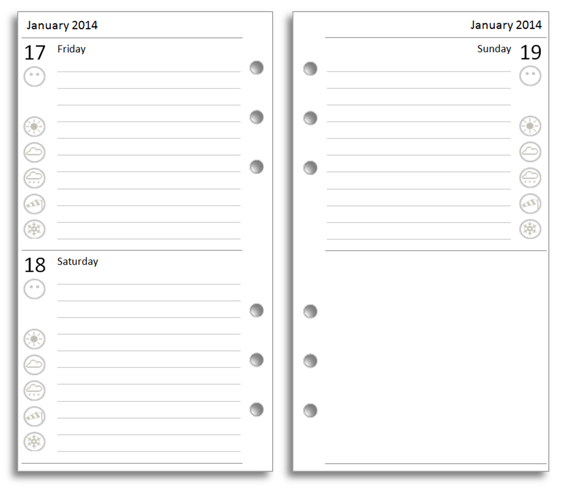 My Life All in One Place: Free Filofax diary inserts to print on Letter ...