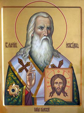 ORTHODOX CHRISTIANITY THEN AND NOW: Saint Martin the Confessor, Pope of ...