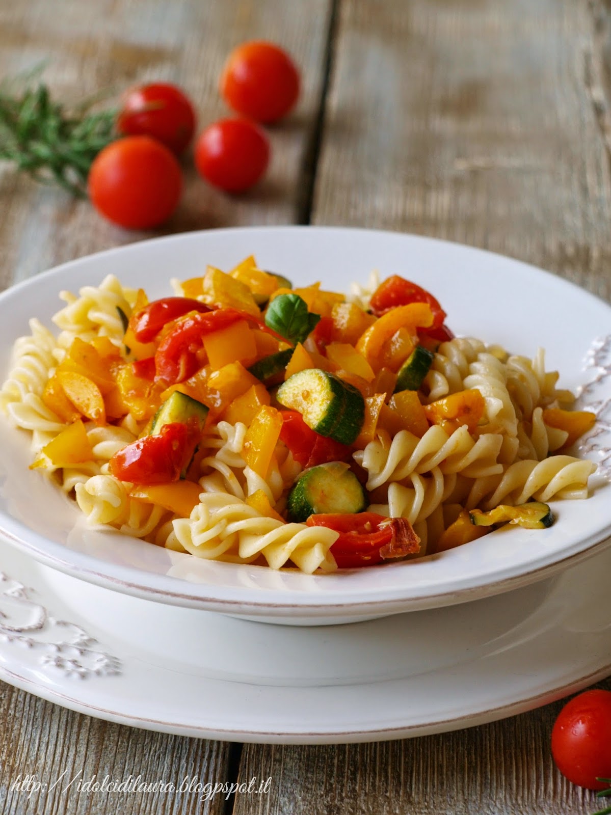 i dolci di laura: Pasta alle verdure