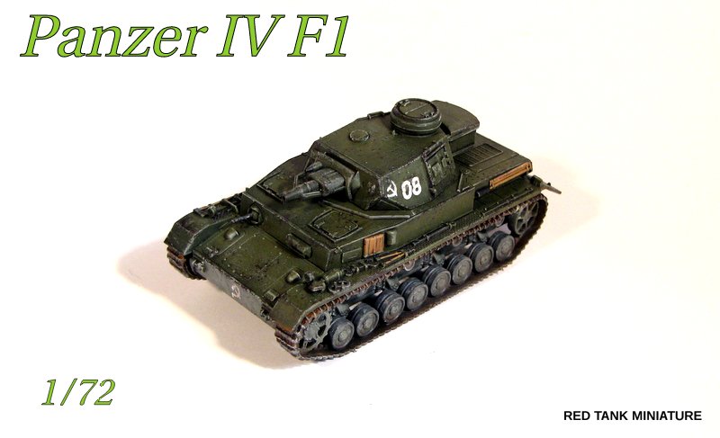 Gulumik Military Models: Panzer IV F1 Soviet Army 1/72