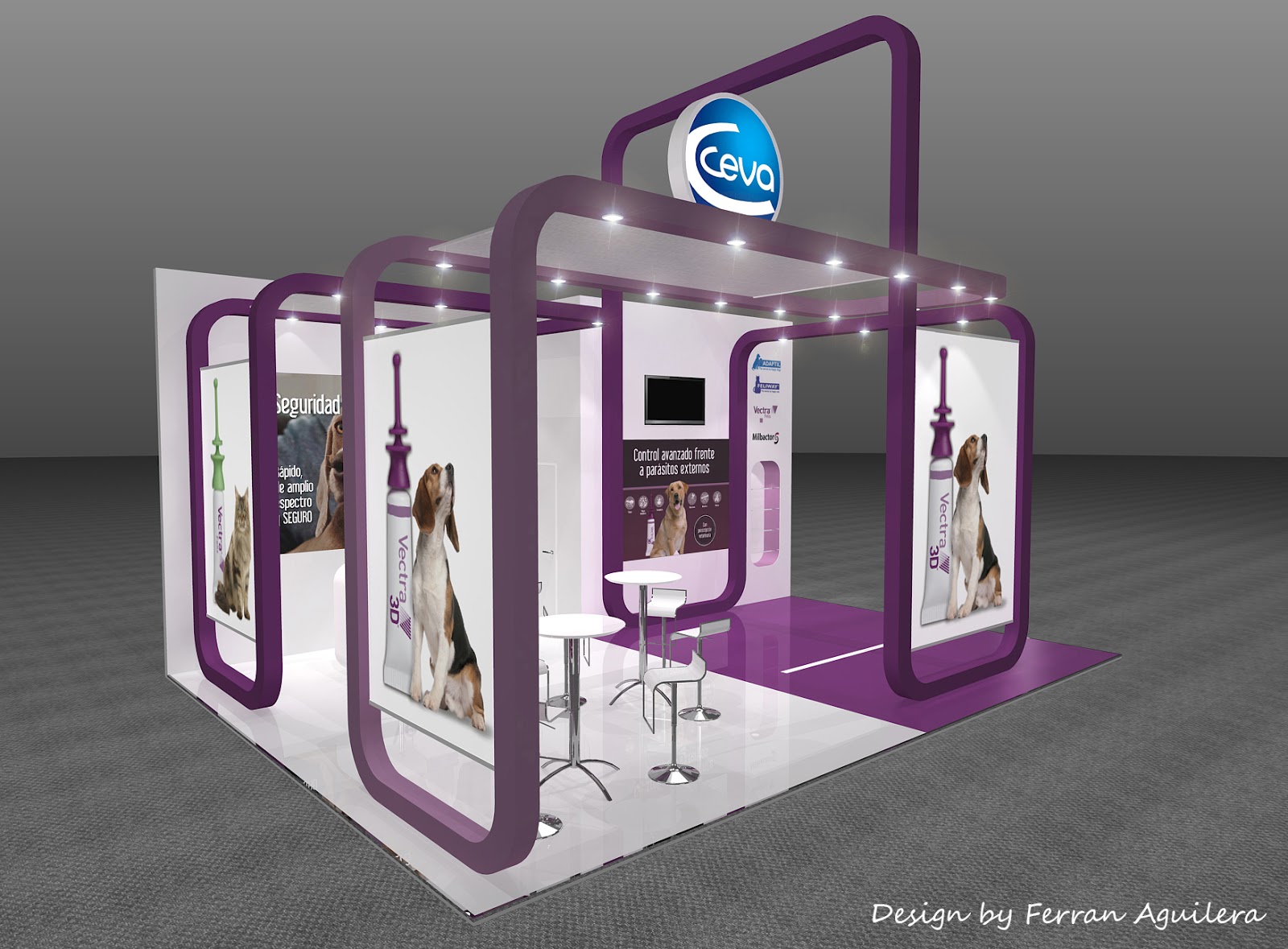 Diseño Stands Ferran Aguilera: Diseño del stand de Ceva para PROPET 2015