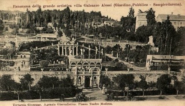 C'ERA UNA VOLTA GENOVA : Sampierdarena - I Giardini di Villa Imperiale ...