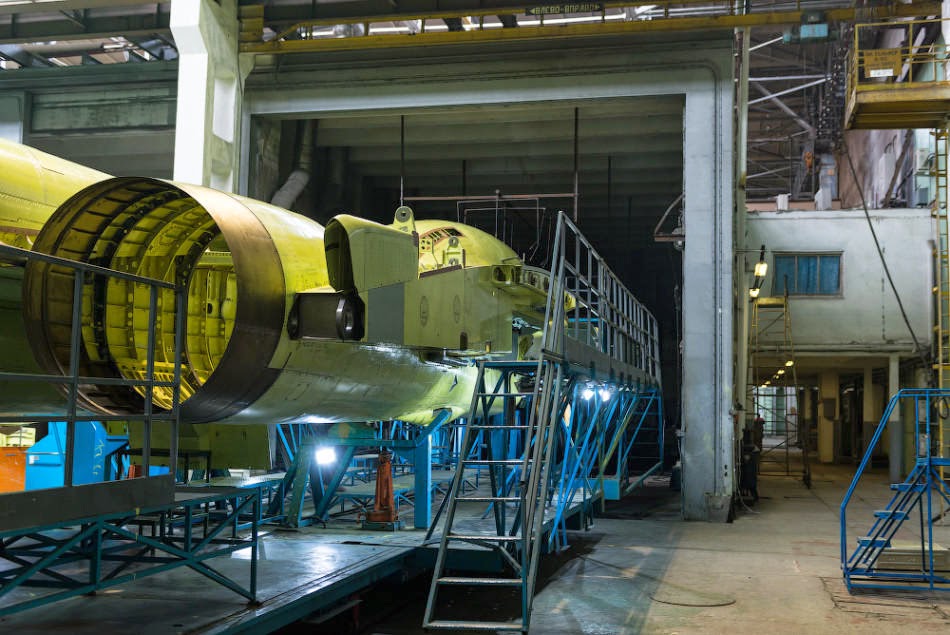 Asian Defence News: Russian Su-34 fighter-bombers Production Factory