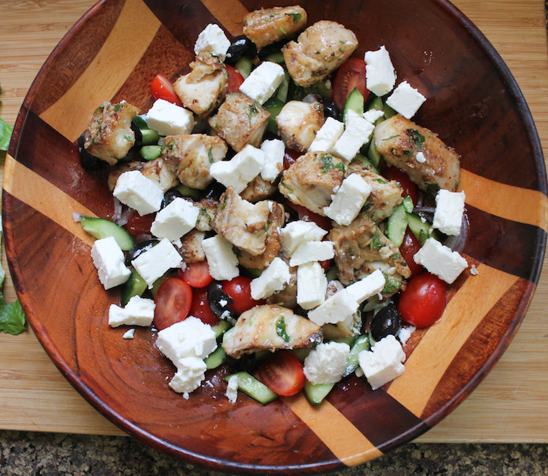 Food Lust People Love: Garlic Lemon Fish Greek Salad Sandwiches # ...