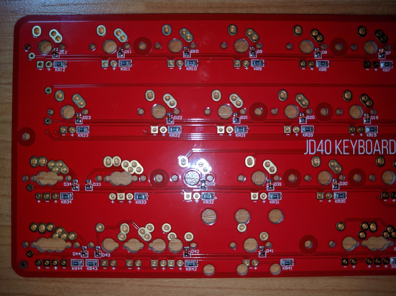40% Keyboards: JD40 MK.II PCB