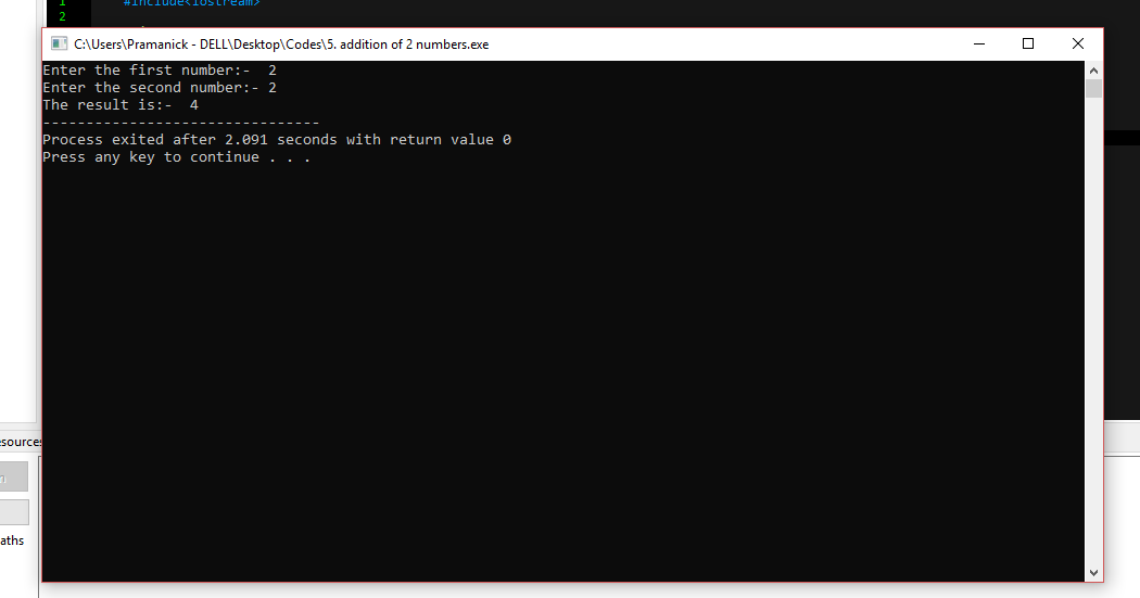 C++ Program to add 2 numbers and display them | C++ Program | Class XI ...