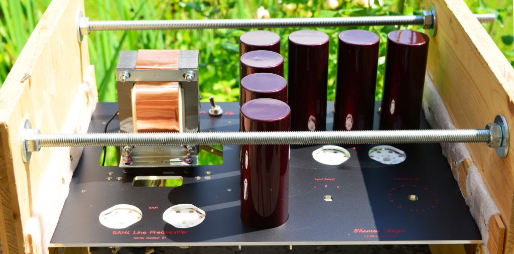 VinylSavor: Making of a 6AH4 Line Stage: Assembly