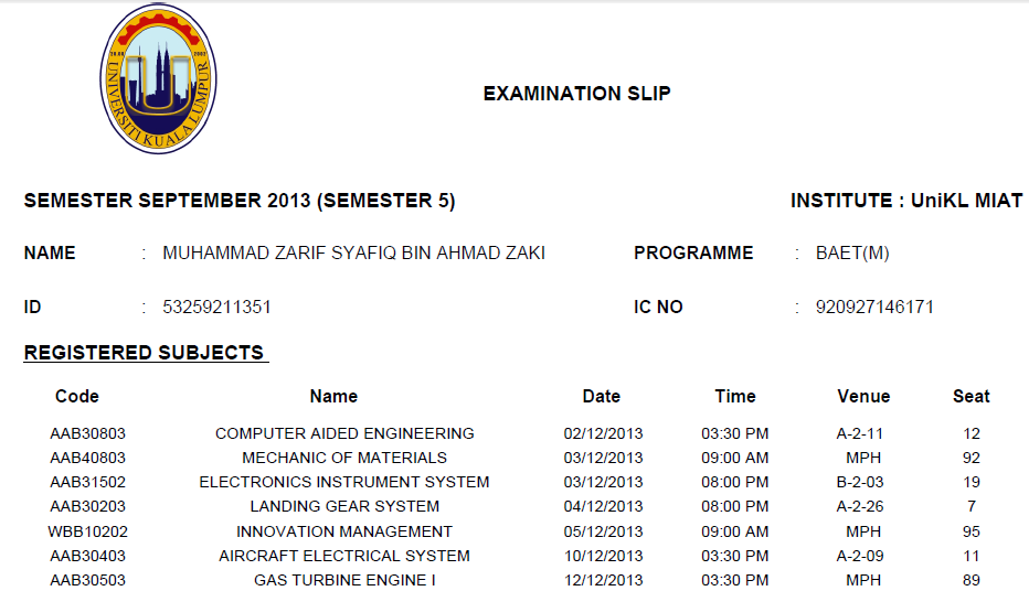 Zarif Zaki: December 2013