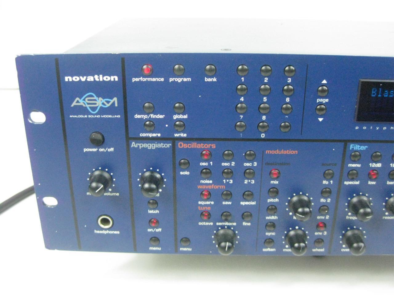 MATRIXSYNTH: Novation SUPERNOVA Rack Ver 4.1 20 VOICE ASM Synthesizer ...