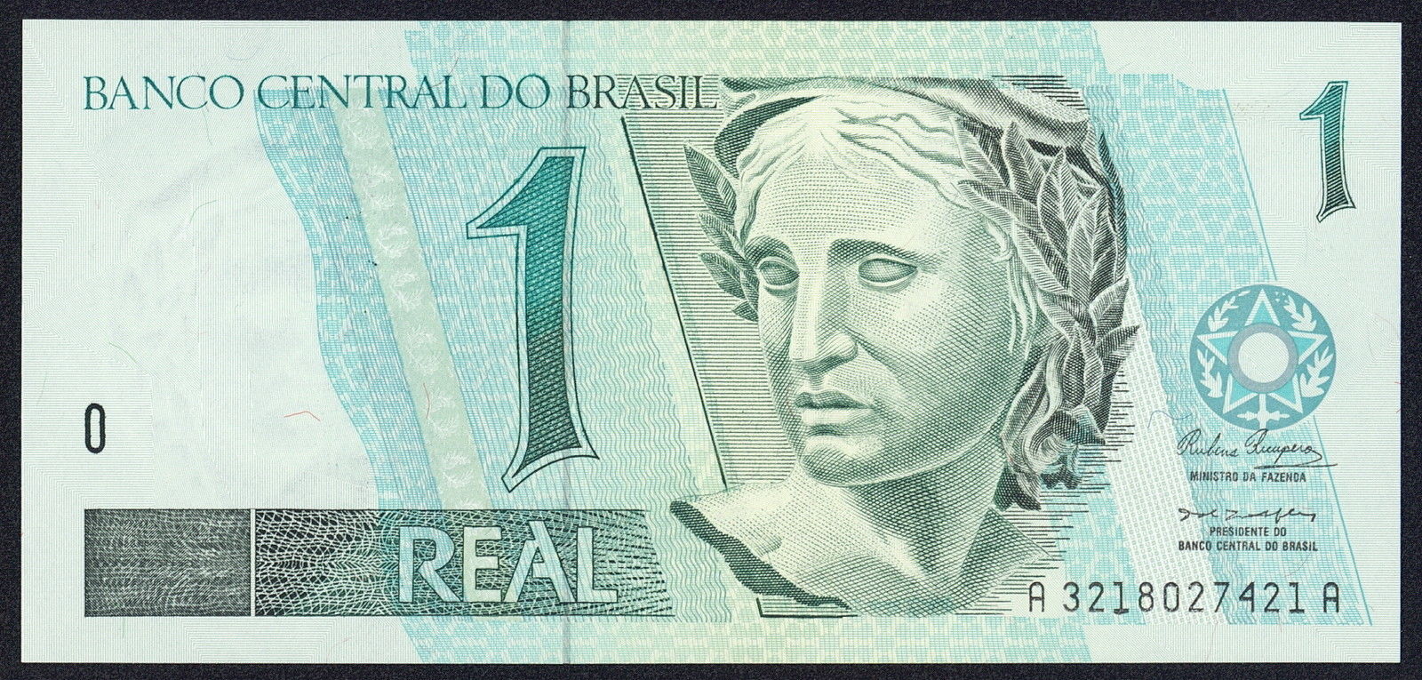 Brazil 1 Real banknote 1994|World Banknotes & Coins Pictures | Old ...
