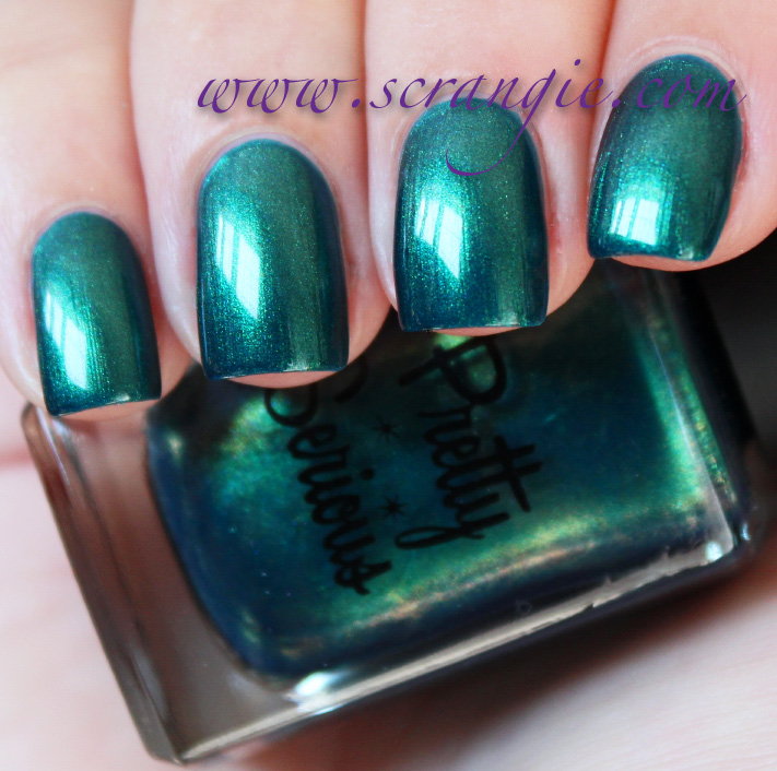 Scrangie: Pretty Serious Cosmetics In The Night Collection Swatches and ...