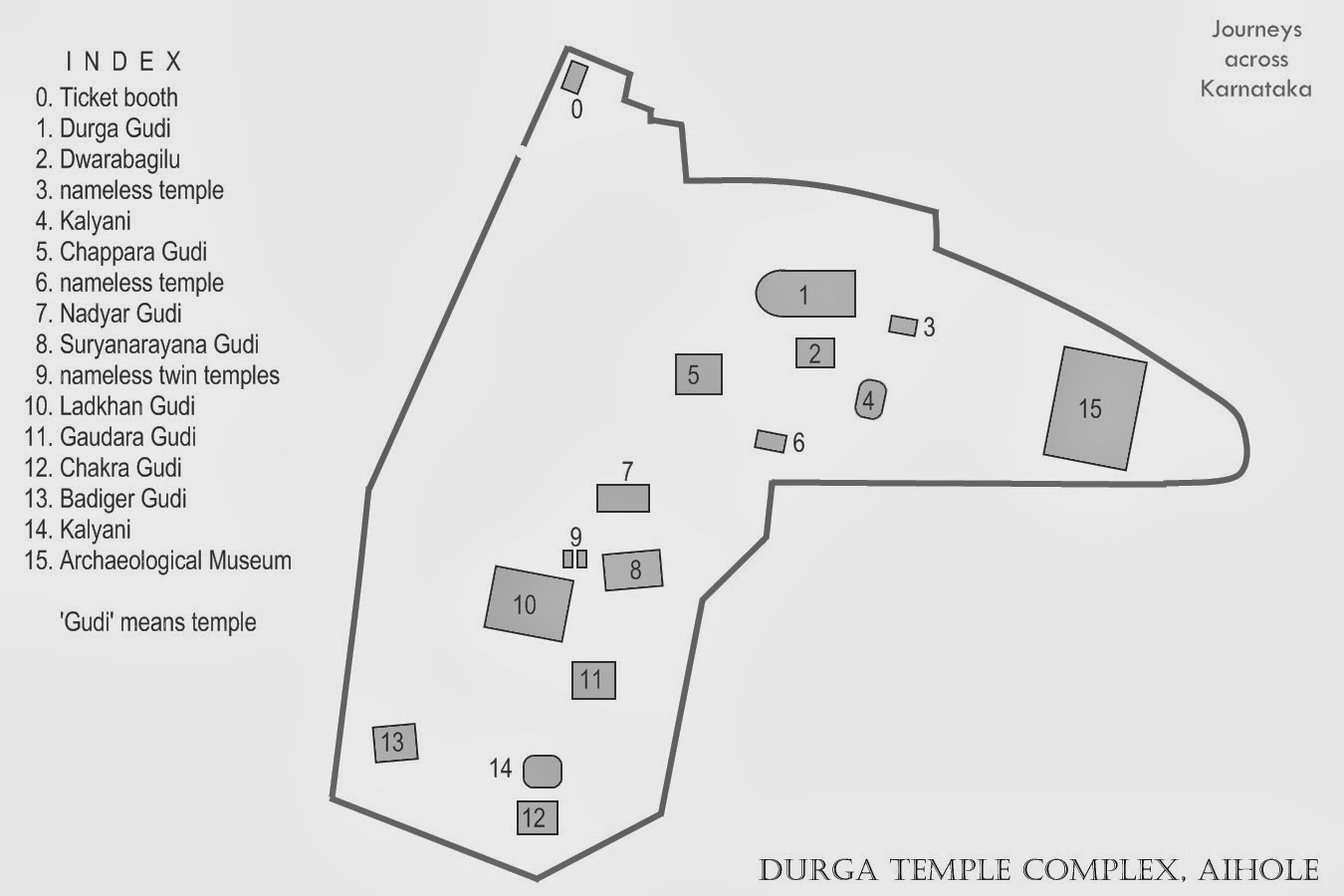 Journeys across Karnataka: Durga Temple Complex, Aihole