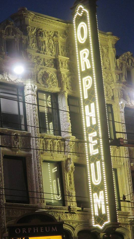 San Francisco Theatres: The Orpheum Theatre: history + exterior views