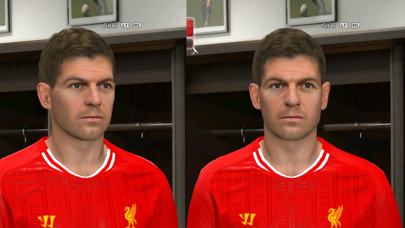 PES e GTA em foco: Steven Gerrard - PES 204 Face
