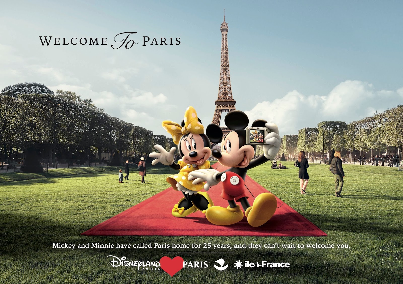 Disneyland Paris: Paris Is Waiting For You Print Ads via BETC