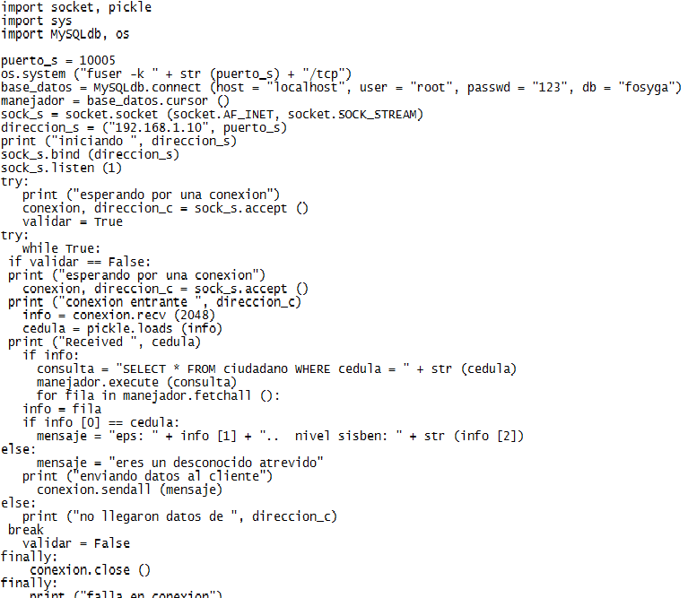 TALLER DE SOCKETS EN PYTHON (UBUNTU): configuracion de sockets en python
