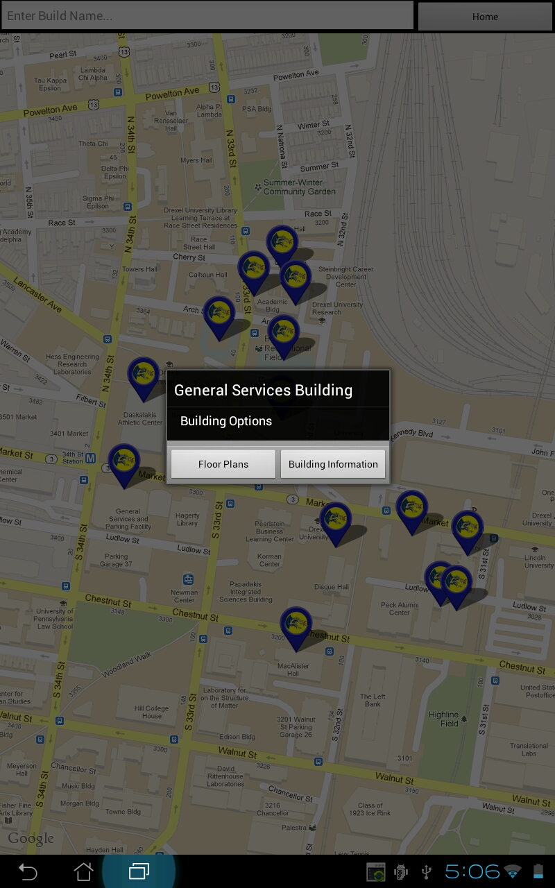 Group 21-04: Drexel Interactive Map