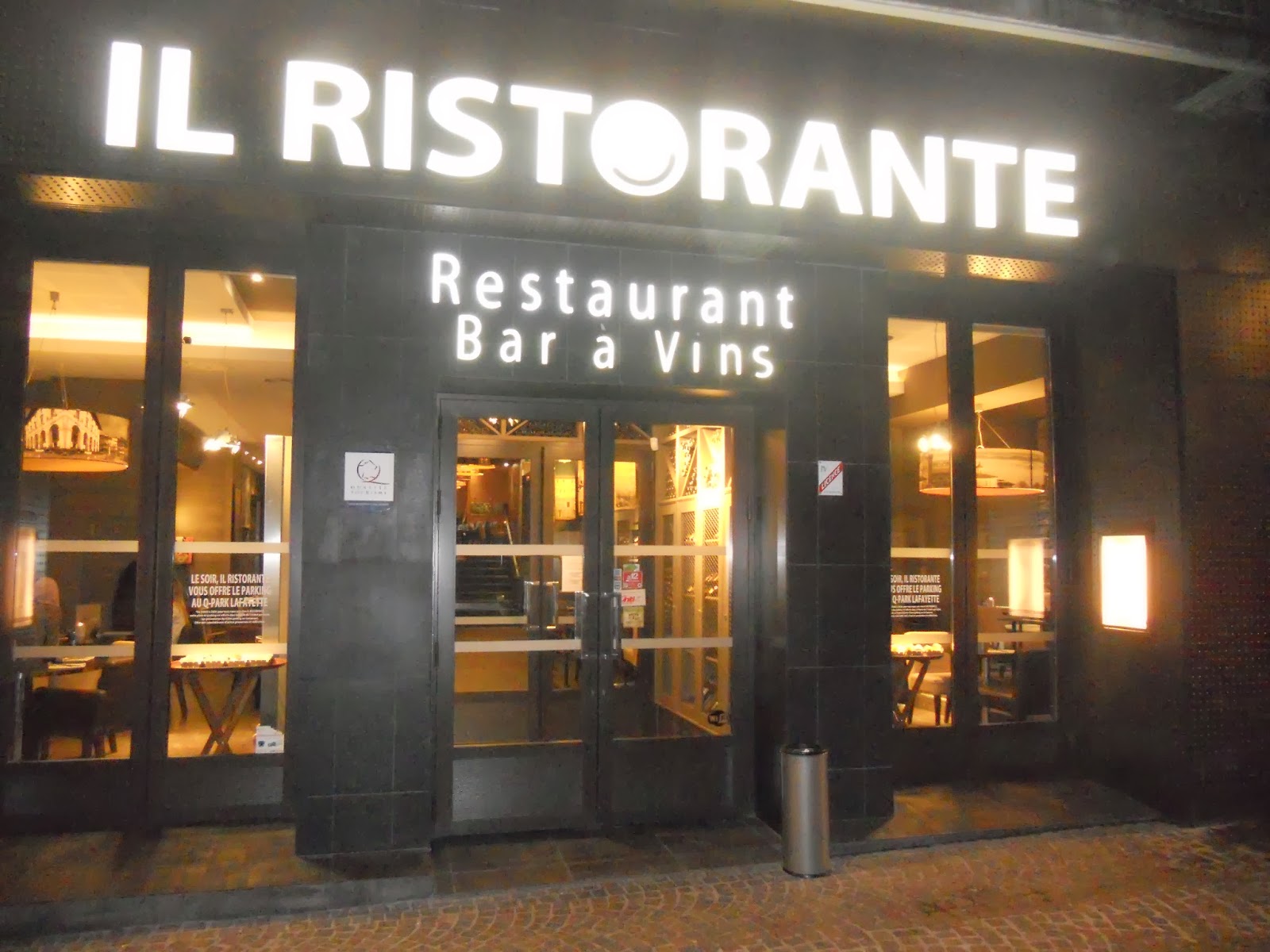 Restaus-Hôtels: J’ai testé pour vous : Restaurant IL RISTORANTE, à Lille