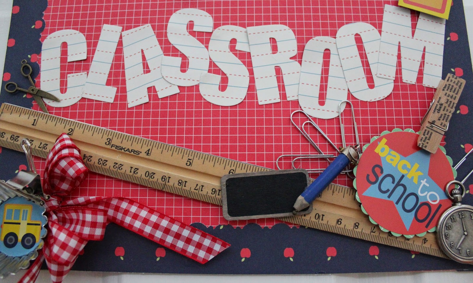 Pam Bray Designs: A Girl with Flair: Classroom Sign with Xyron