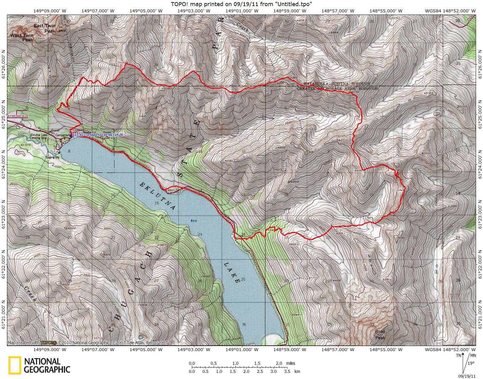 Alaska Adventures by Trond: Eklutna High Ridge Traverse