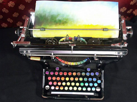 COLOR: TYPEWRITER THAT PAINTS - OMUUS